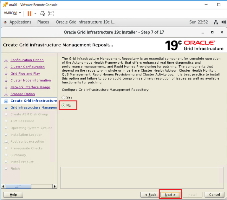 Oracle RAC One Node環境を構成してみました ステップ4 Oracle Grid Infrastructureの導入 | データベース アクセス パフォーマンス ブログ